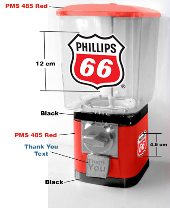 Custom Gumball Machine - AeroPro Promotions